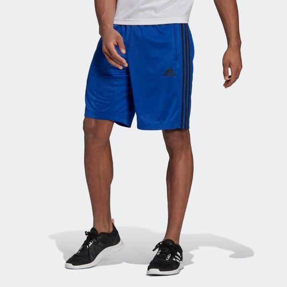 adidas | Shorts | Adidas Mens Designed 2 Move 3stripes Prime Blue Short ...